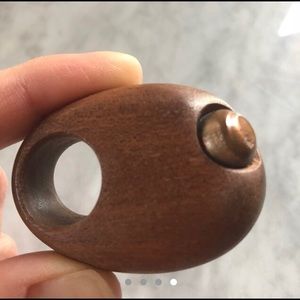 Jewelry | Wood Bullet Statement Ring | Poshmark